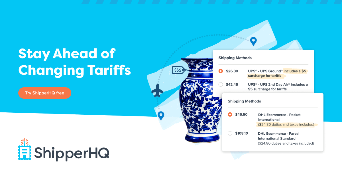 Transparent Tariff, Duty & Tax Fees at Checkout | ShipperHQ
